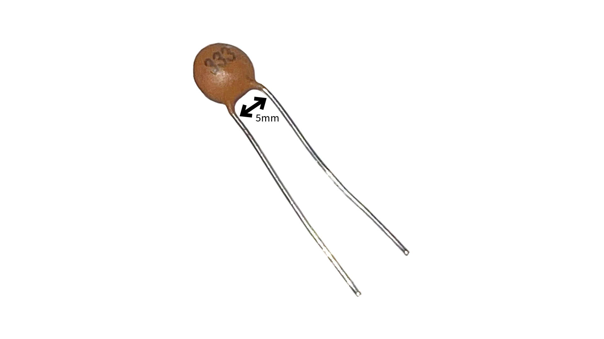 Ceramic Disk Capacitor 33nF 50V P=5mm – Metas Lebanon