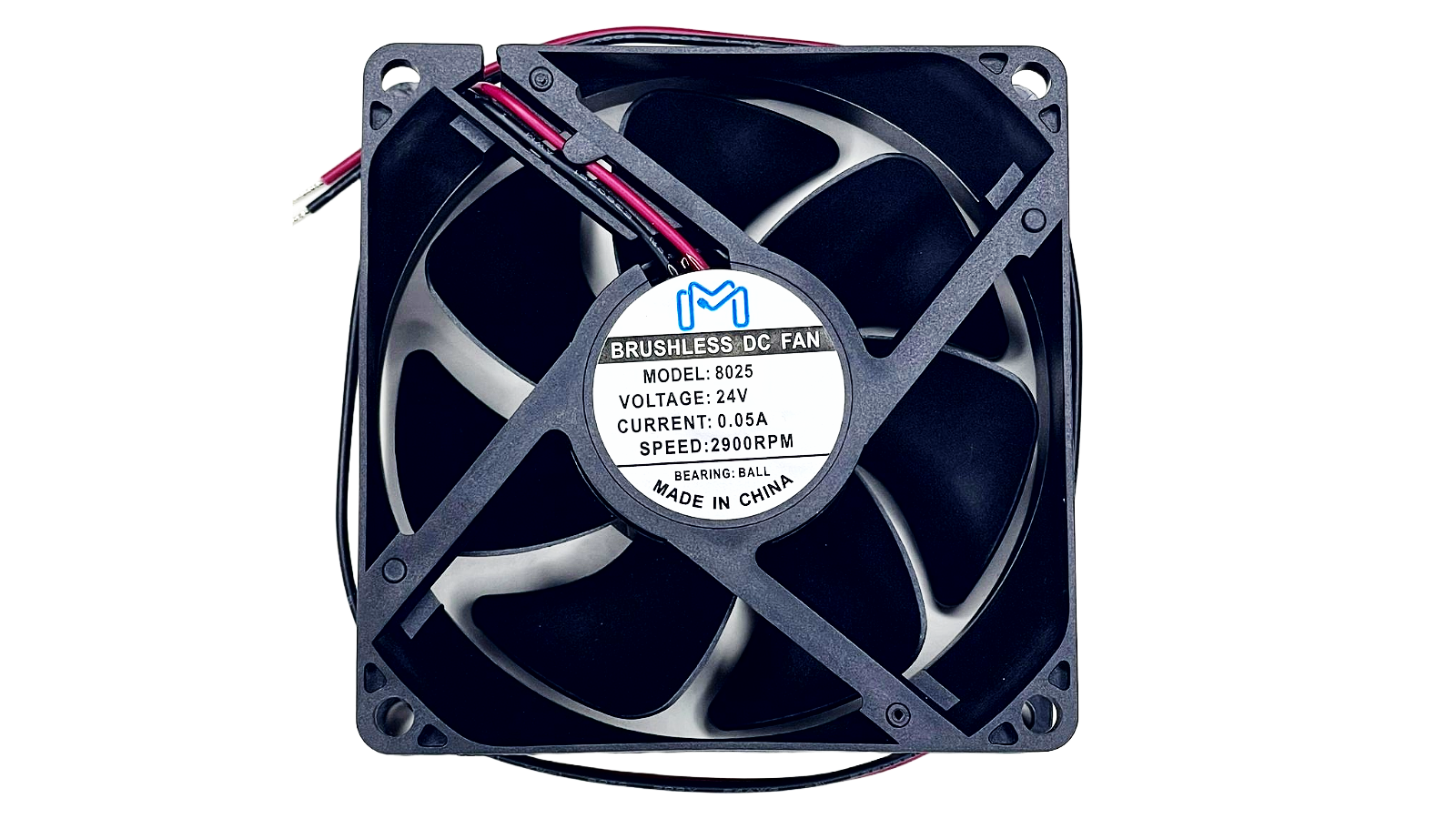Fan 8X8X2.5cm 24V 2Wire – Metas Lebanon