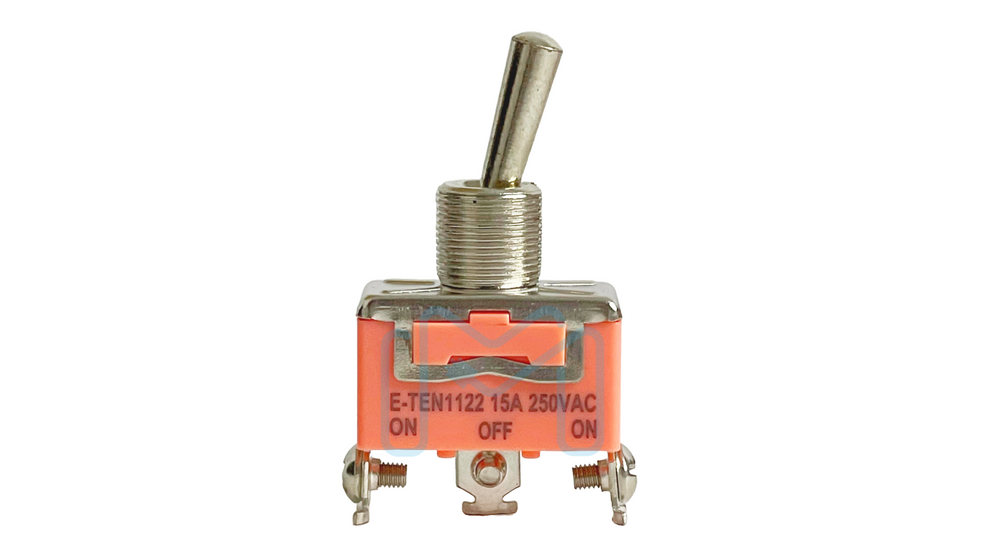 E-TEN1122 | Toggle Switch ON/OFF/ON 3Pin Screw – Metas Lebanon