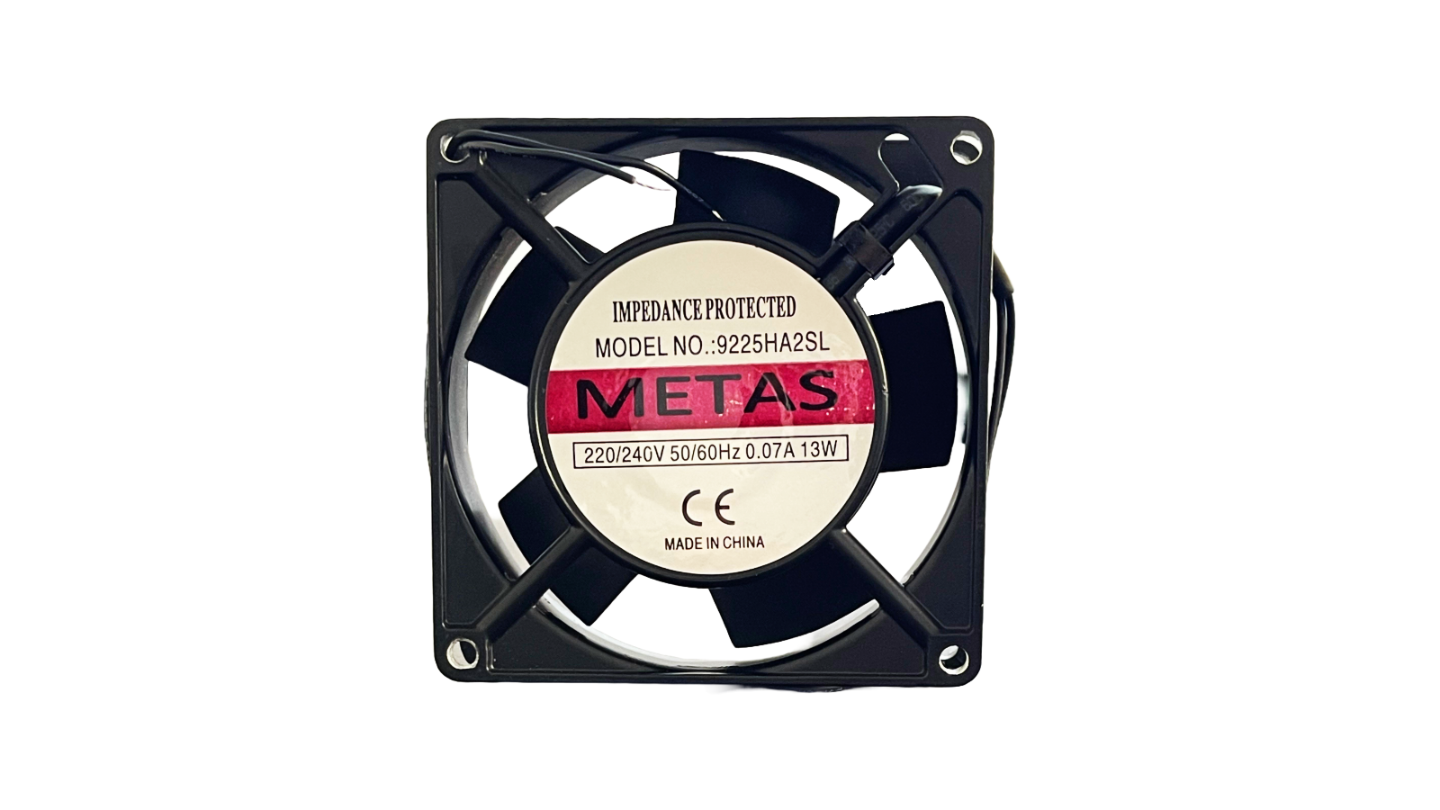 Fan 9.2X9.2X2.5cm 220V 2Wire – Metas Lebanon