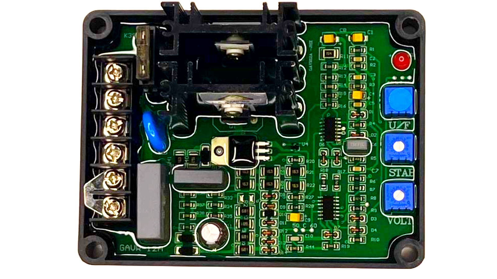 GAVR 12A Universal Brushless AVR for Generator – Metas Lebanon