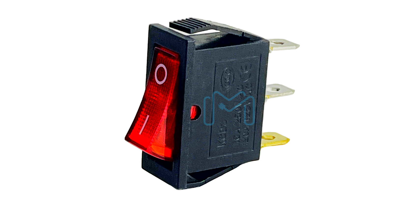 KCD3-101 | ON/OFF 3Pin Red with Led – Metas Lebanon