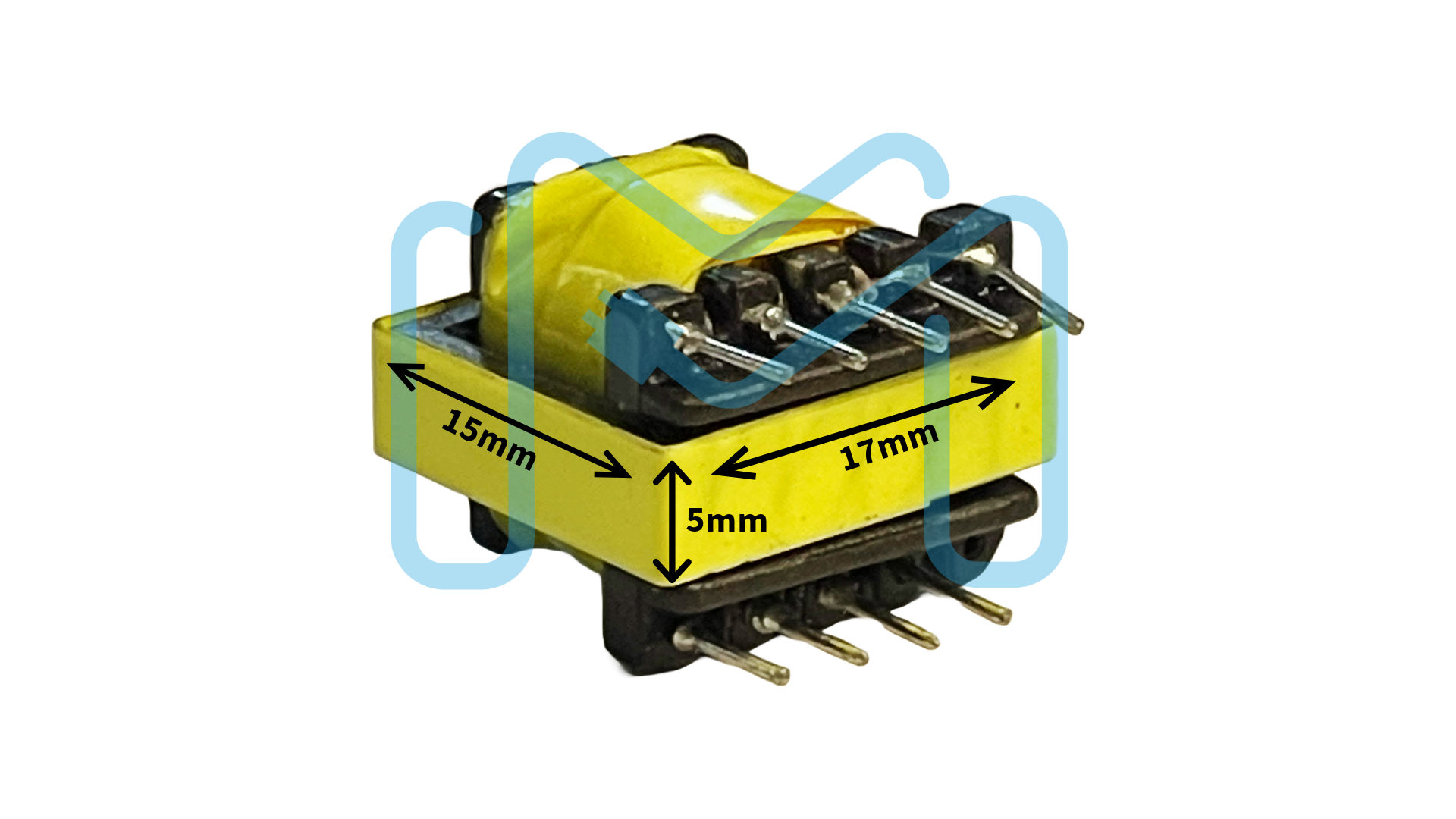 Transformer EE17 5Pin x 5Pin P=10mm (3Wire x 5Wire) – Metas Lebanon