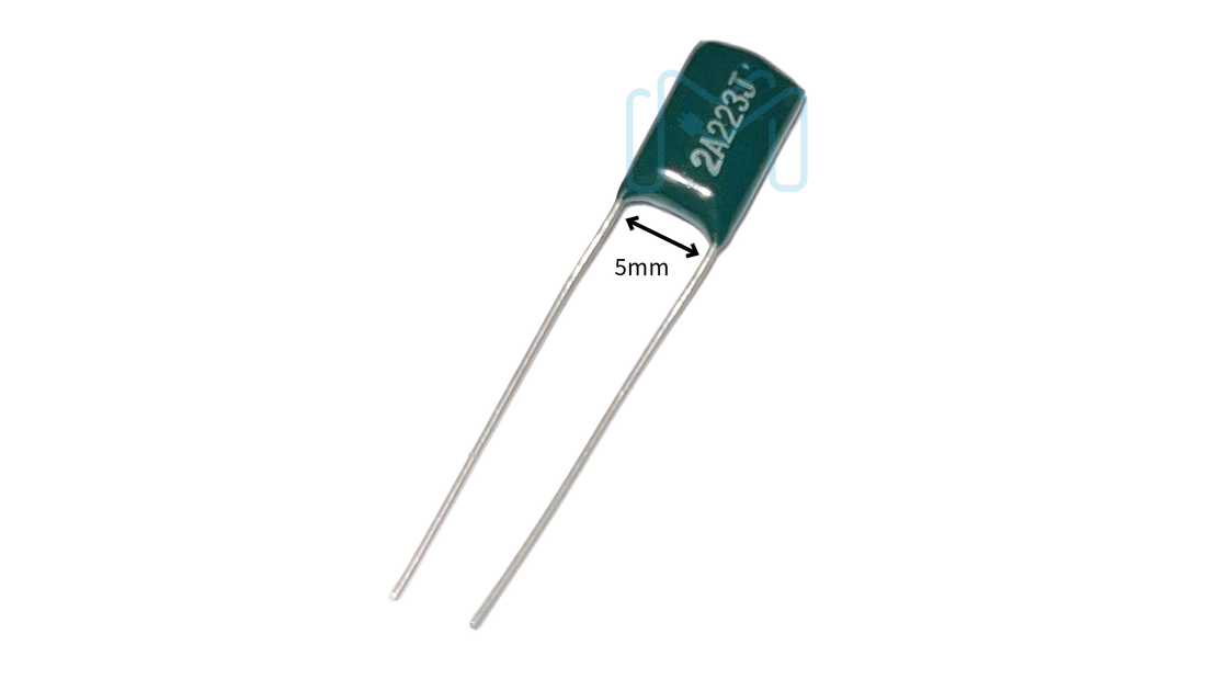 Mylar Film Capacitor 22nF 100V P=5mm – Metas Lebanon