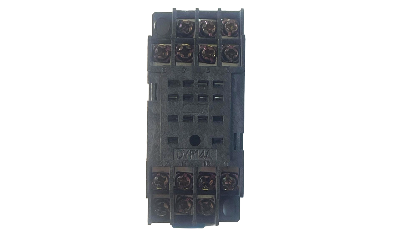 DYF14A | Relay Socket DIN Rail Mount 14PIN – Metas Lebanon