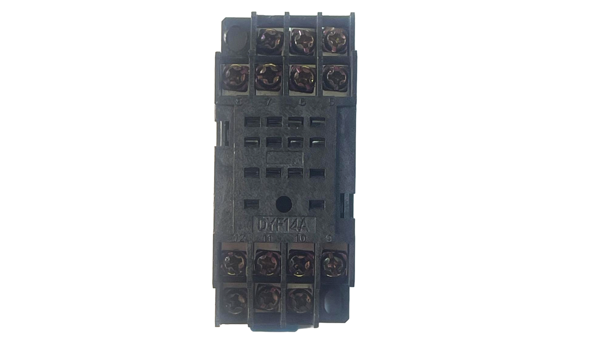 DYF14A | Relay Socket DIN Rail Mount 14PIN – Metas Lebanon