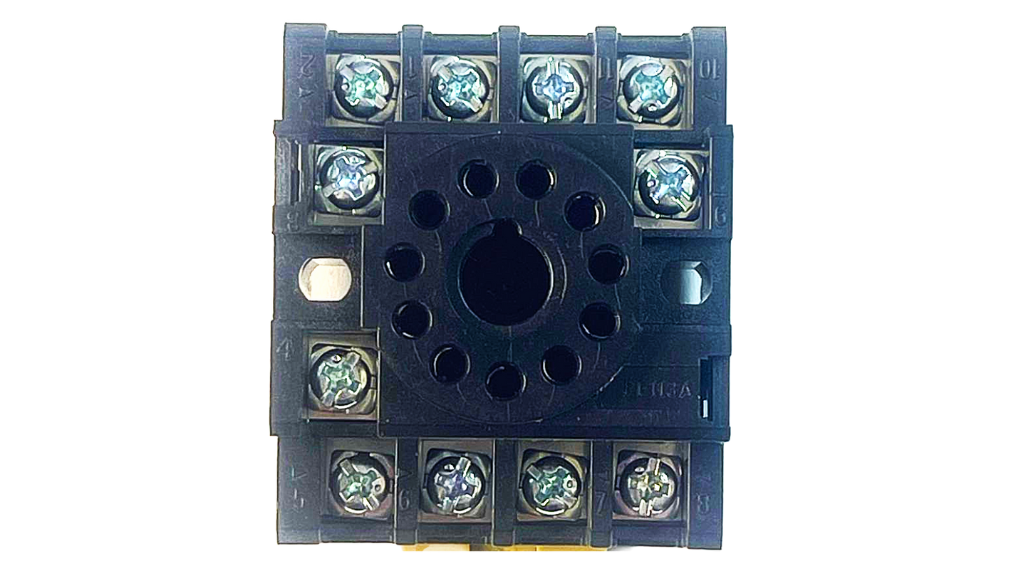PF113A | Relay Socket 11pin Round – Metas Lebanon