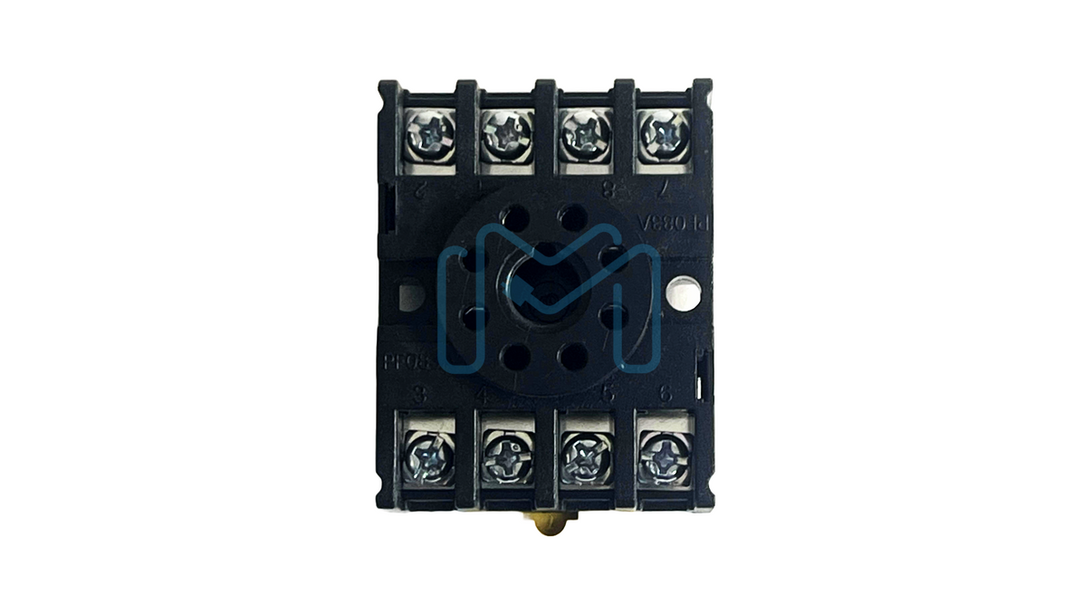 PF083A | Relay Socket 8Pin Round – Metas Lebanon