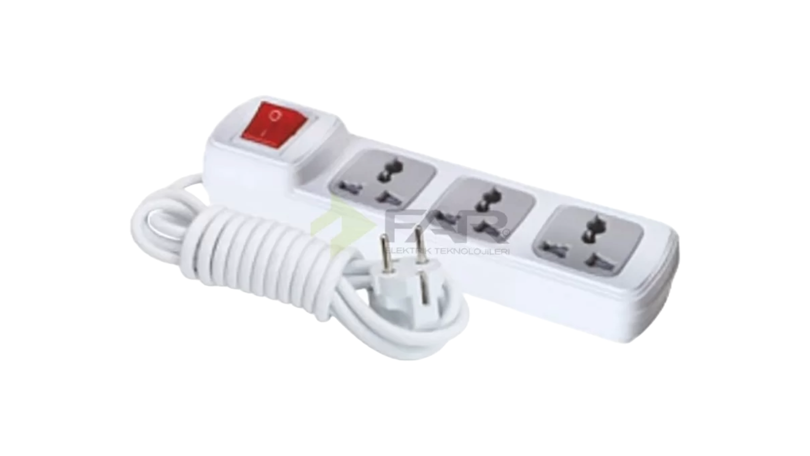 F190B | Far 3 Universal Plug Socket with Switch – Metas Lebanon