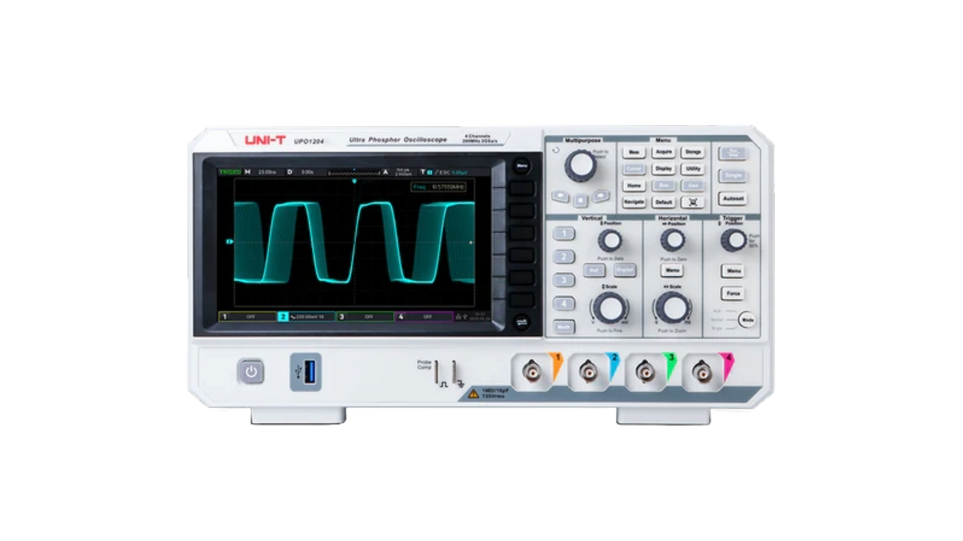 UPO1054 Oscilloscope 4Channel 50MHZ – Metas Lebanon
