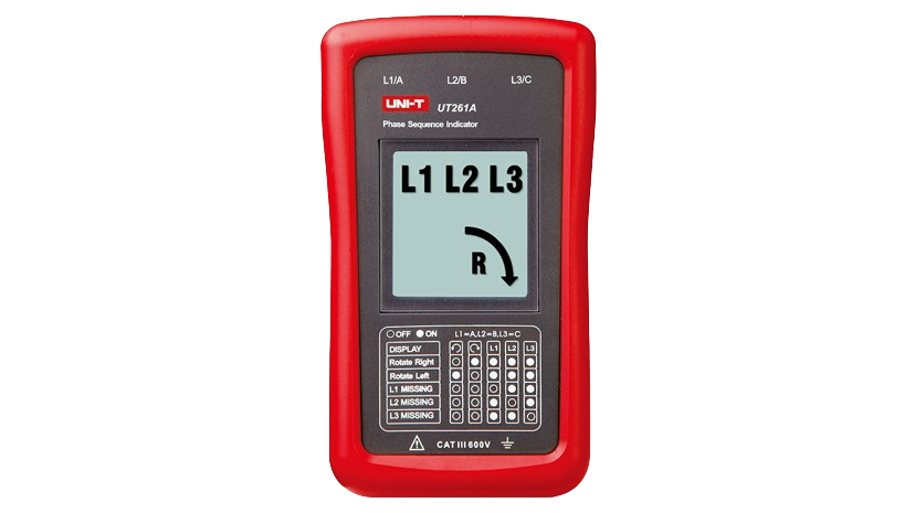 UT261A Phase Sequence and Motor Rotation Indicators – Metas Lebanon