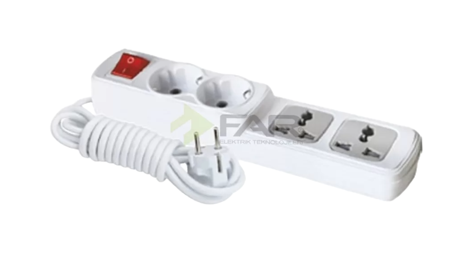 F198B | Far 2 Universal Plugs & 2 Plugs with Switch – Metas Lebanon